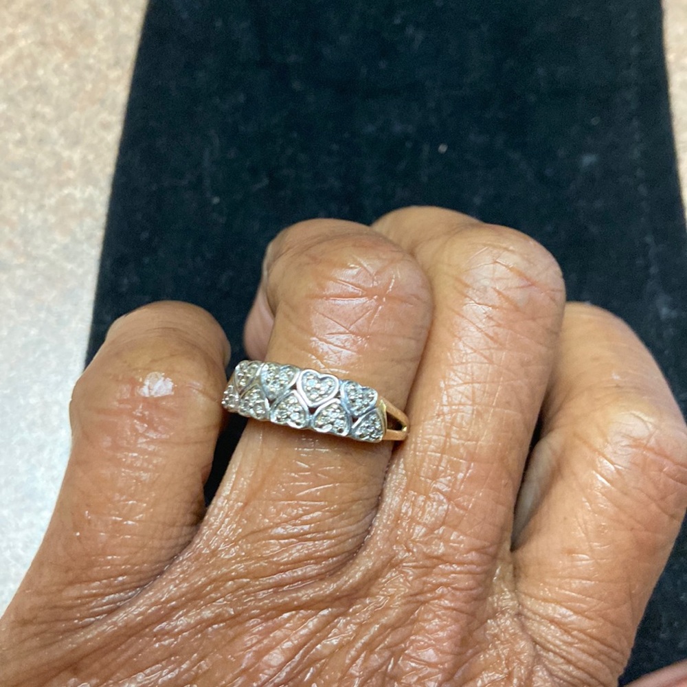 Genuine Gold & Diamond Ring - Gem